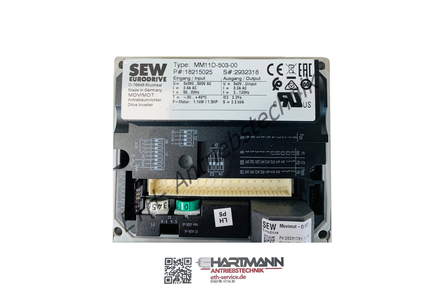SEW Movimot MM11D-503-00 Umrichter *NEU* - Elektrotechnik Hartmann GmbH
